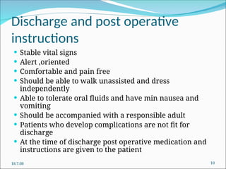 Day care services of a hospital and its management | PPT