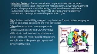 Day care anesthesia | PPTX