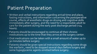 Day care anesthesia | PPTX