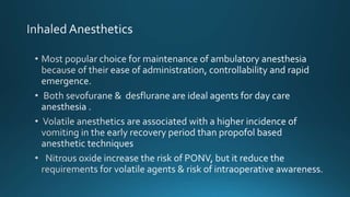 Day care anesthesia | PPTX