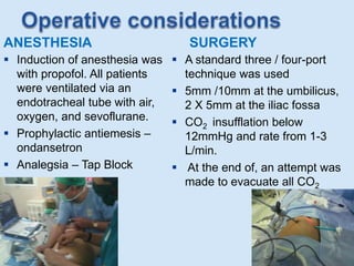 Day care laparoscopic surgery in pediatrics | PPT