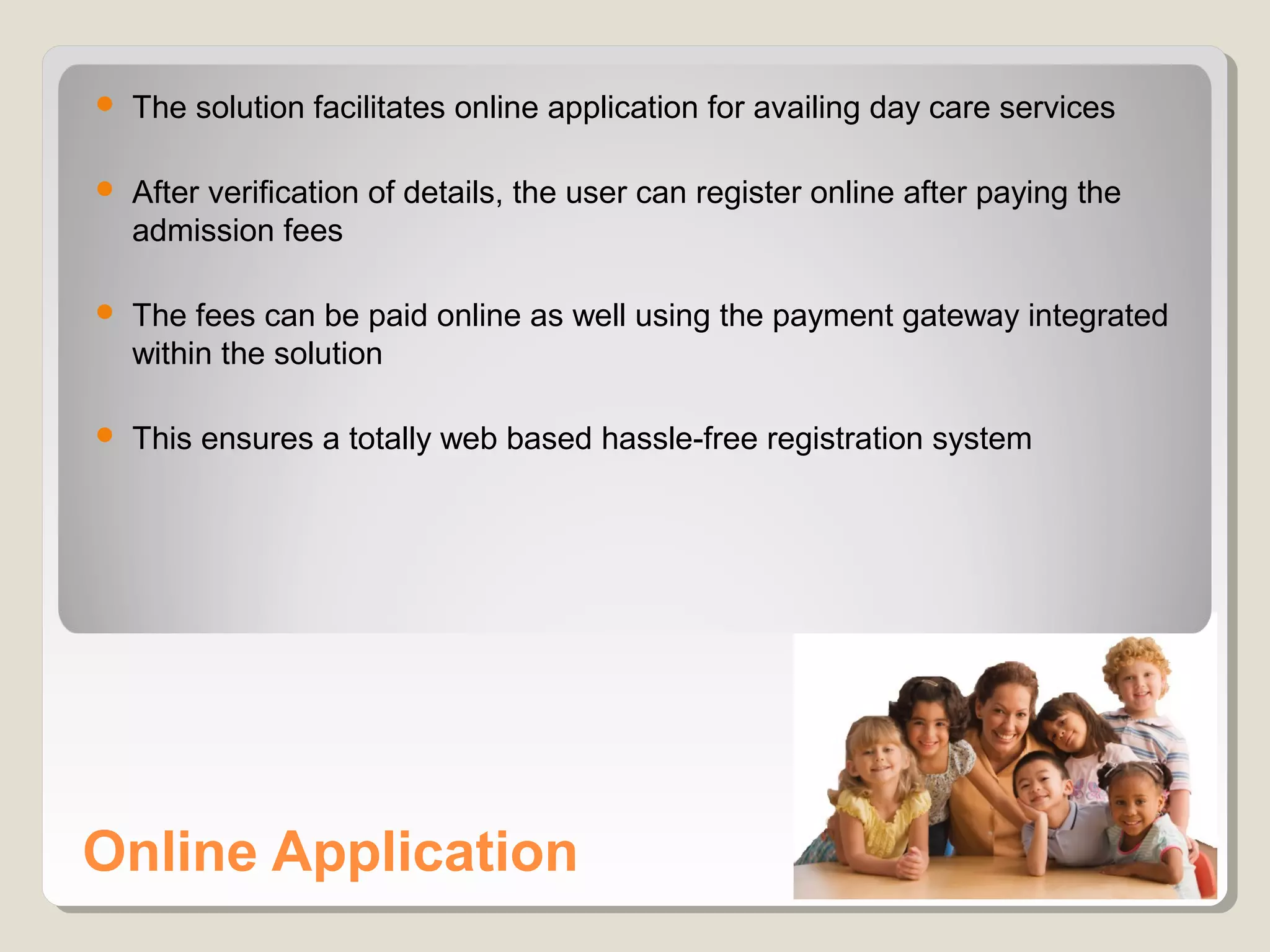 Day Care Management Solution Overview | PPS