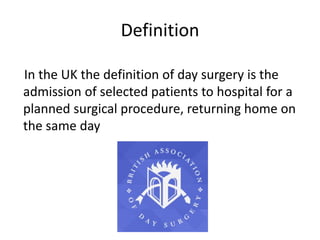 day care surgery.pptx 1st year resident## | PPT