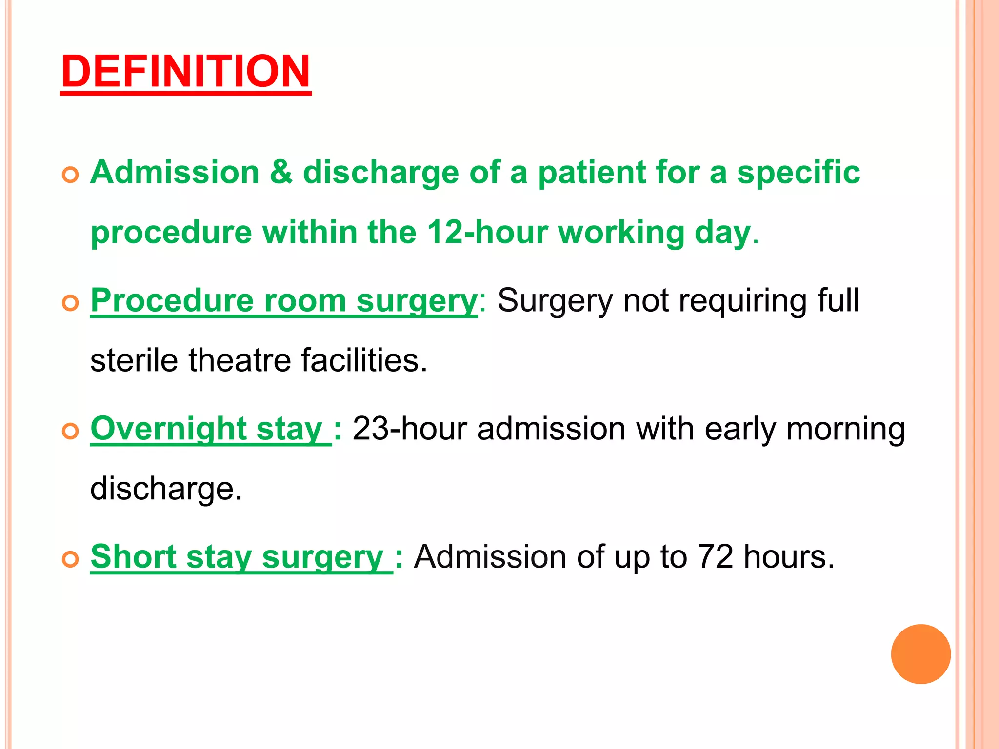 Day case surgery | PPTX