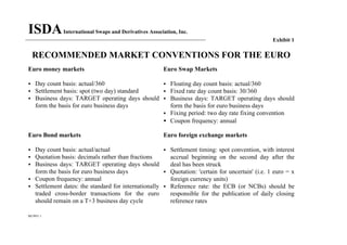 Day count conventions and accrual factors | PDF