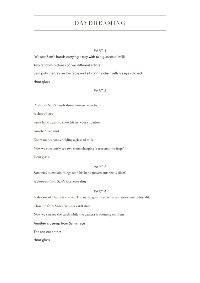 Daydreaming script | PDF | Free Download