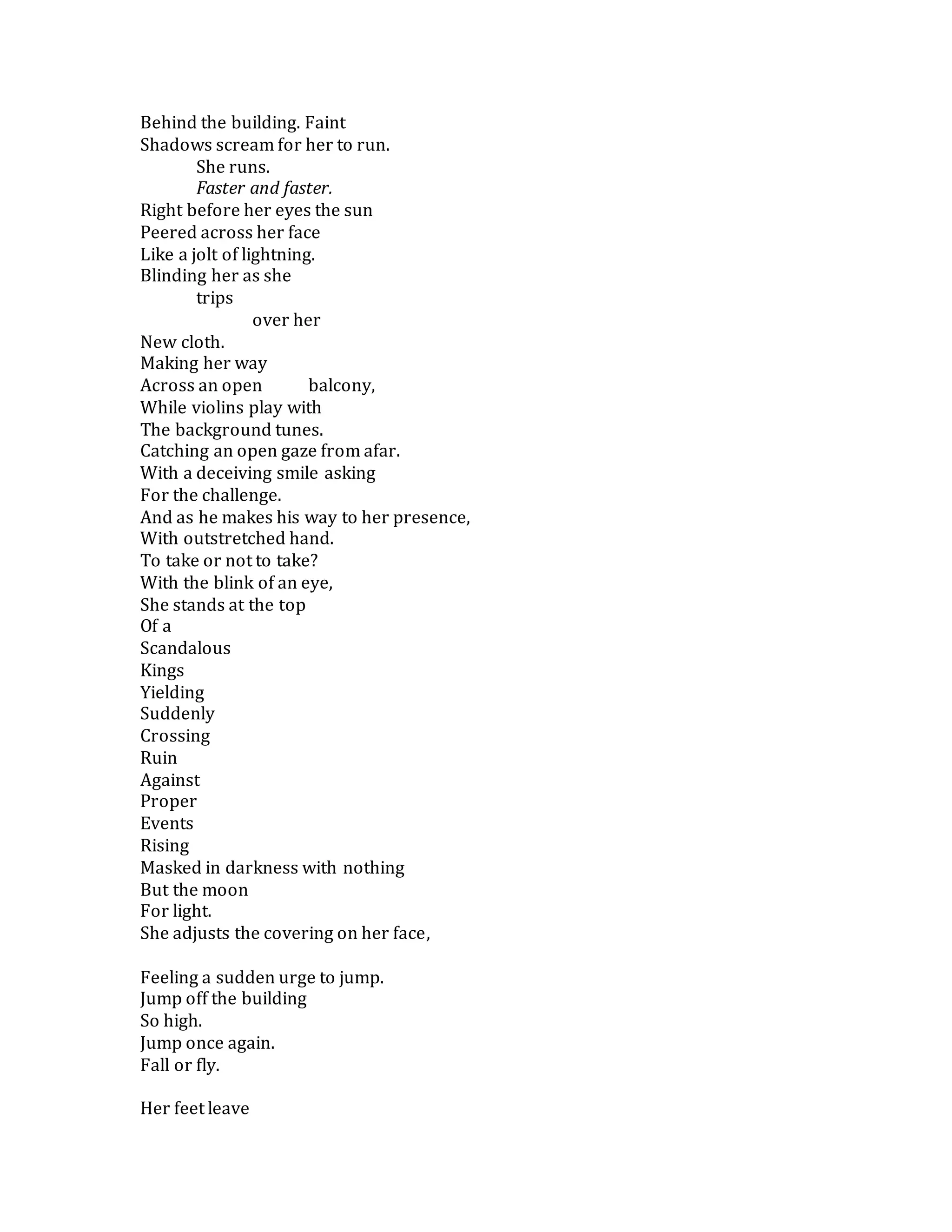 Daydream poem | DOCX