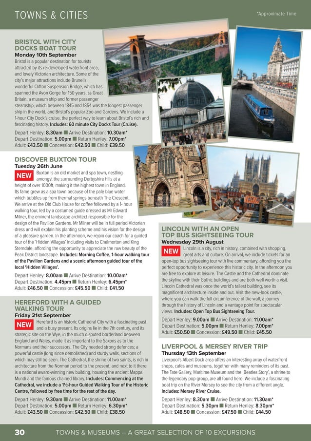 Day Excursions Brochure Summer 2018 | PDF