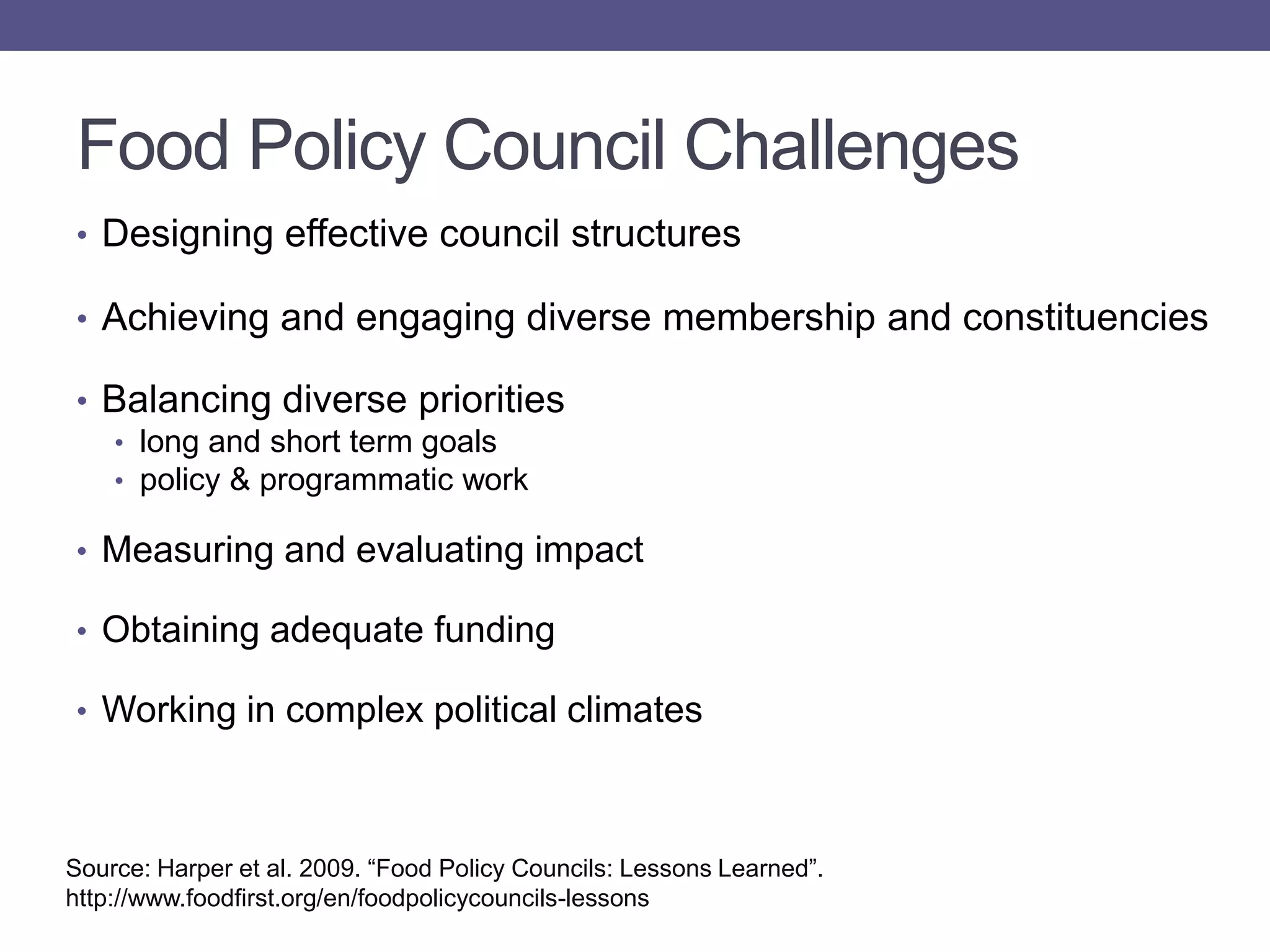 Food Policy Councils 101 | PPTX