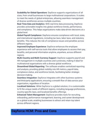 Dayforce HCM: The Complete Human Capital Management Solution | PDF