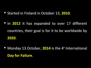 Day for Failure | PPT