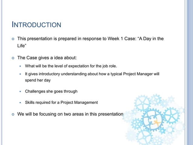 Day in the life | PPT