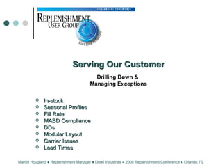 Day in the Life of a Replenishment Analyst | PPT