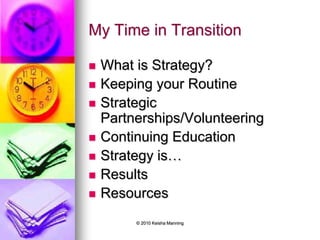 Day in the Life: My Time in Transition | PDF