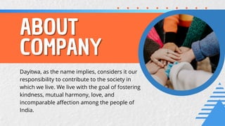 Dayitwa NGO Company Profile portfolio social welfare | PDF