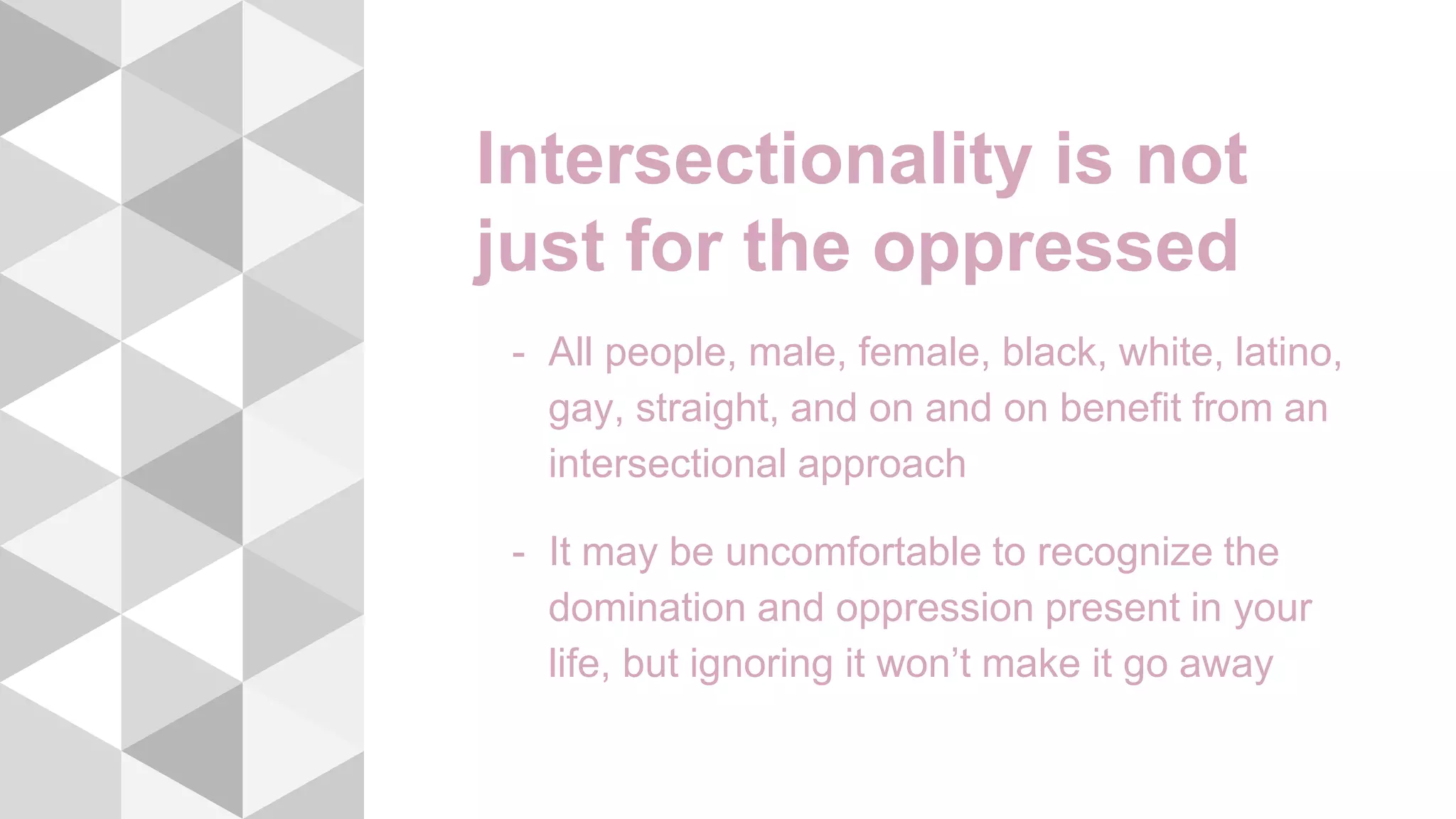 Intersectional feminism | PPTX