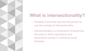 Intersectional feminism | PPTX