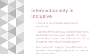 Intersectional feminism | PPTX