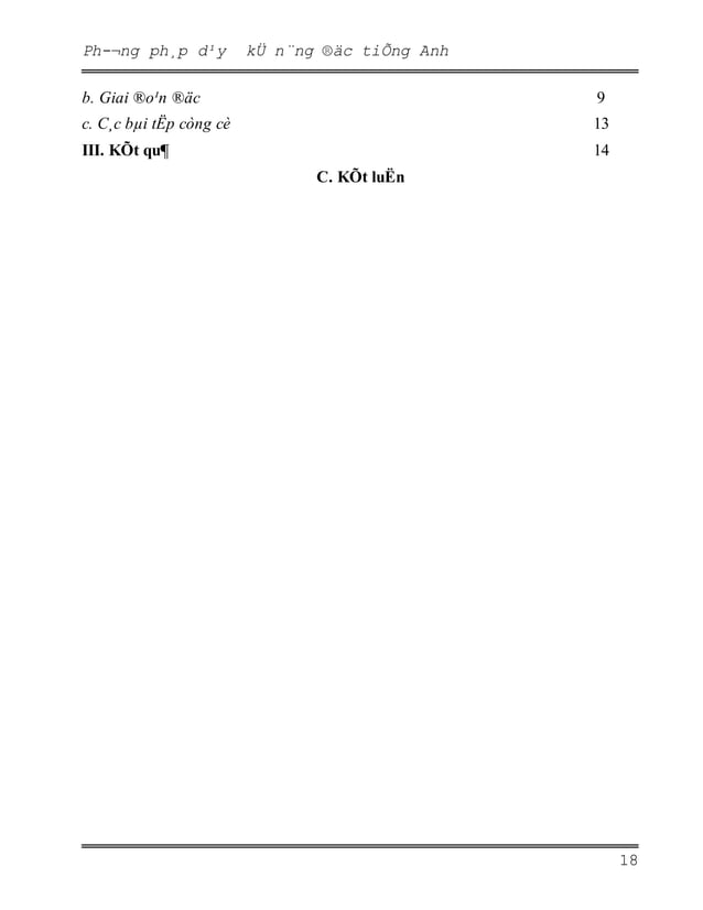 Day ky nang doc hieu tieng anh | PDF