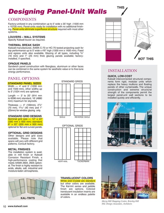 Kalwall Technical Brochure | PDF