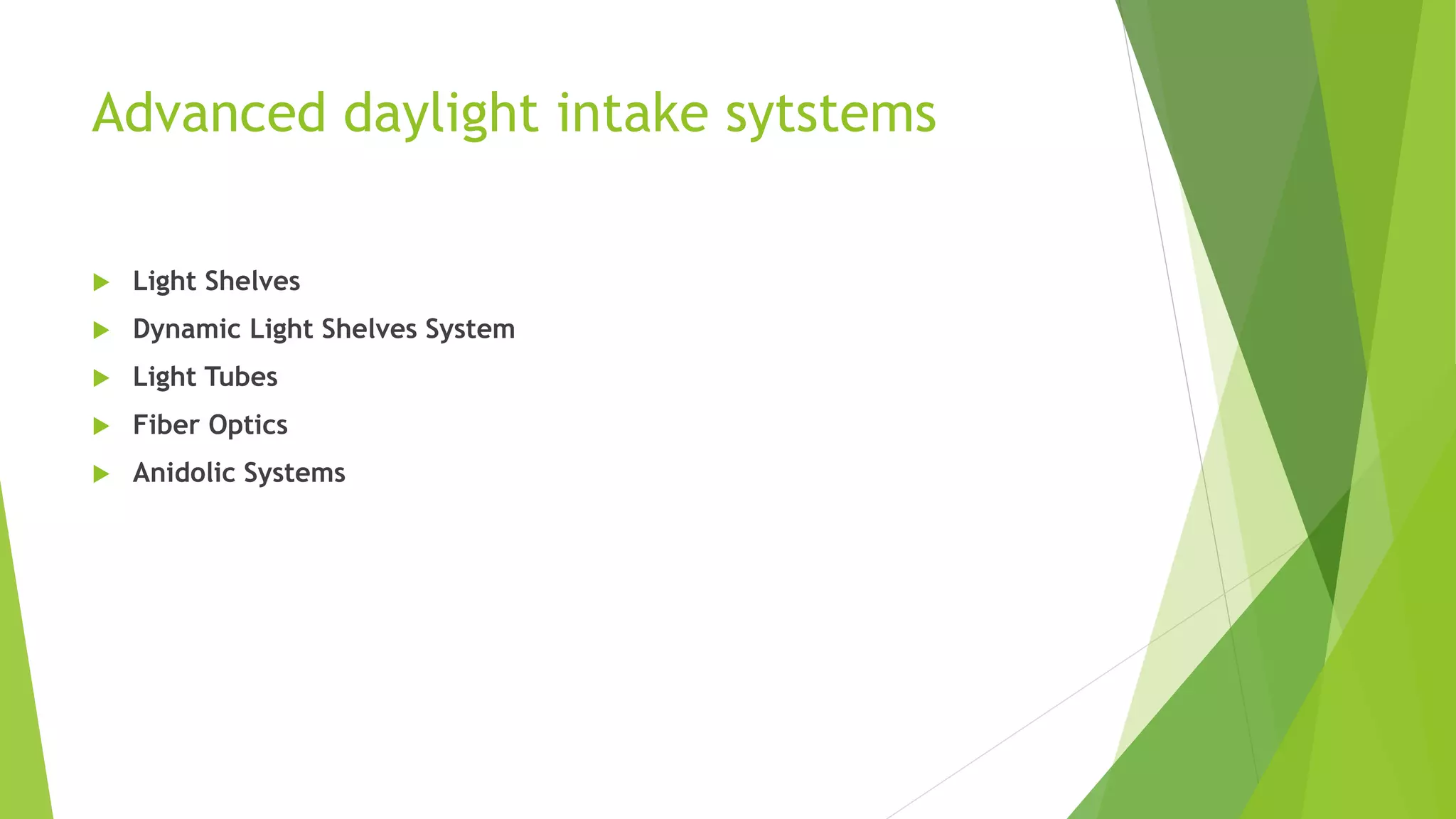 Daylight factor architecture | PPTX