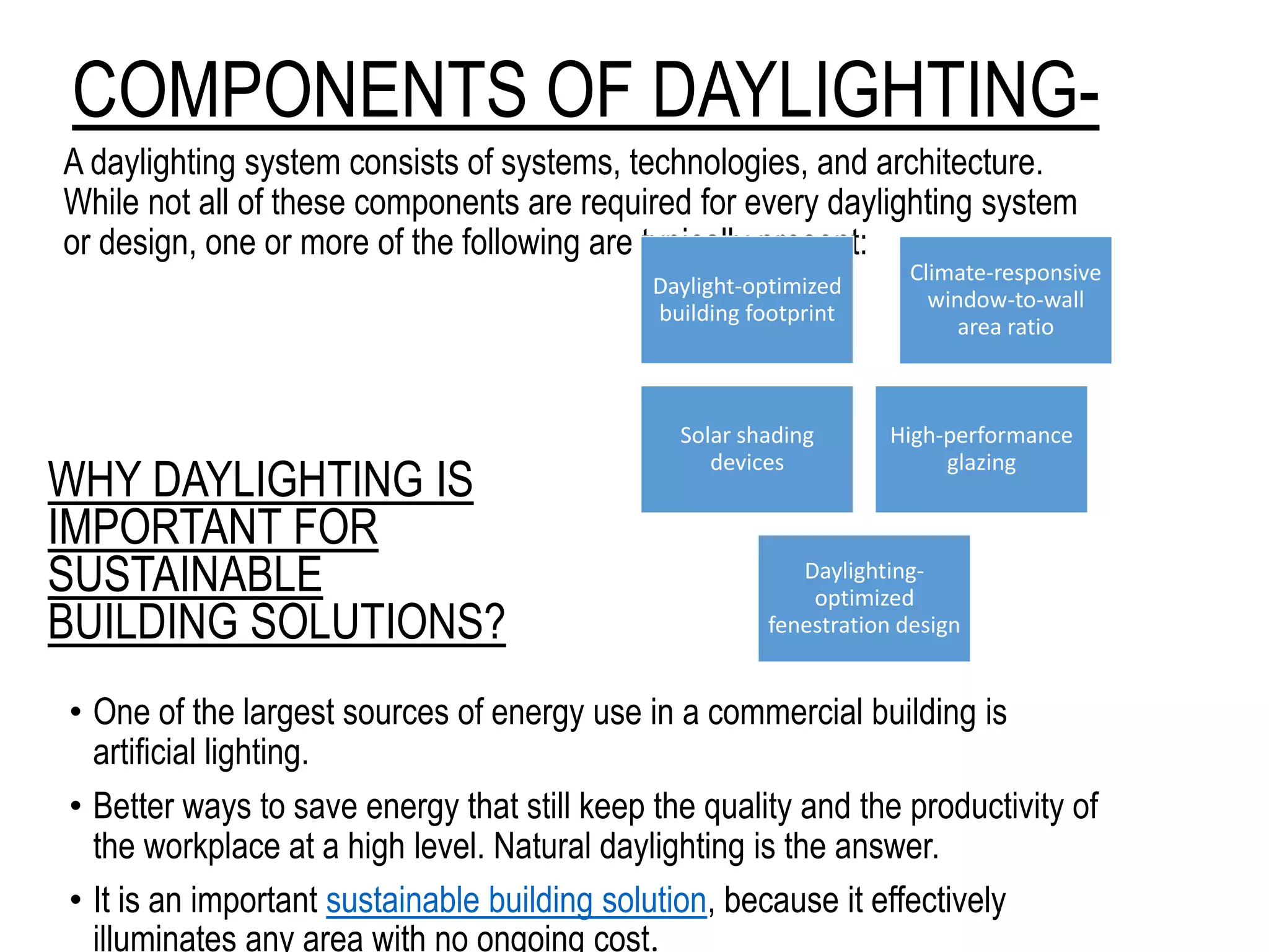 Daylighting | PPTX