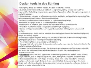 Daylighting | PPTX
