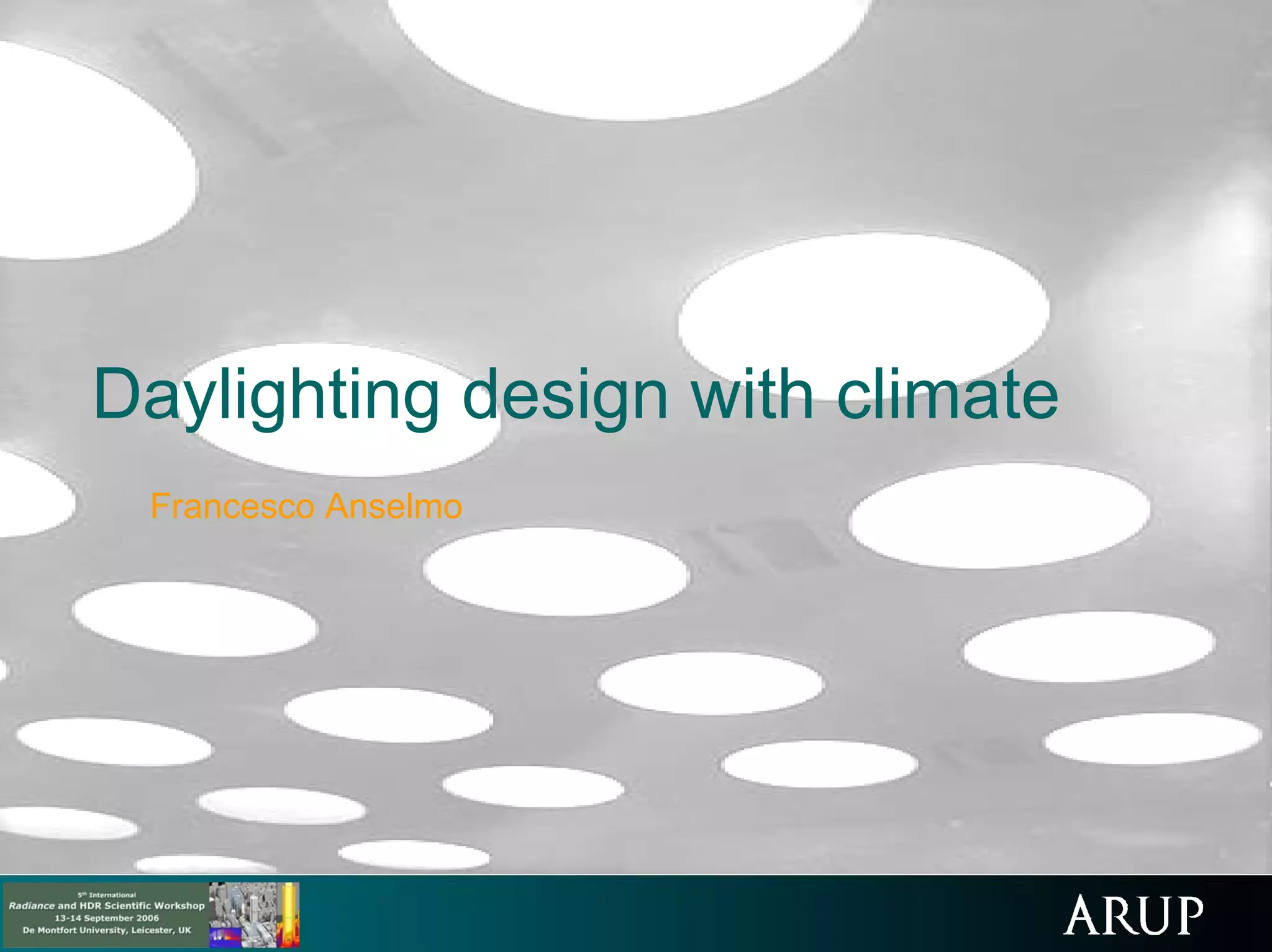 Daylighting Design With Climate | PDF
