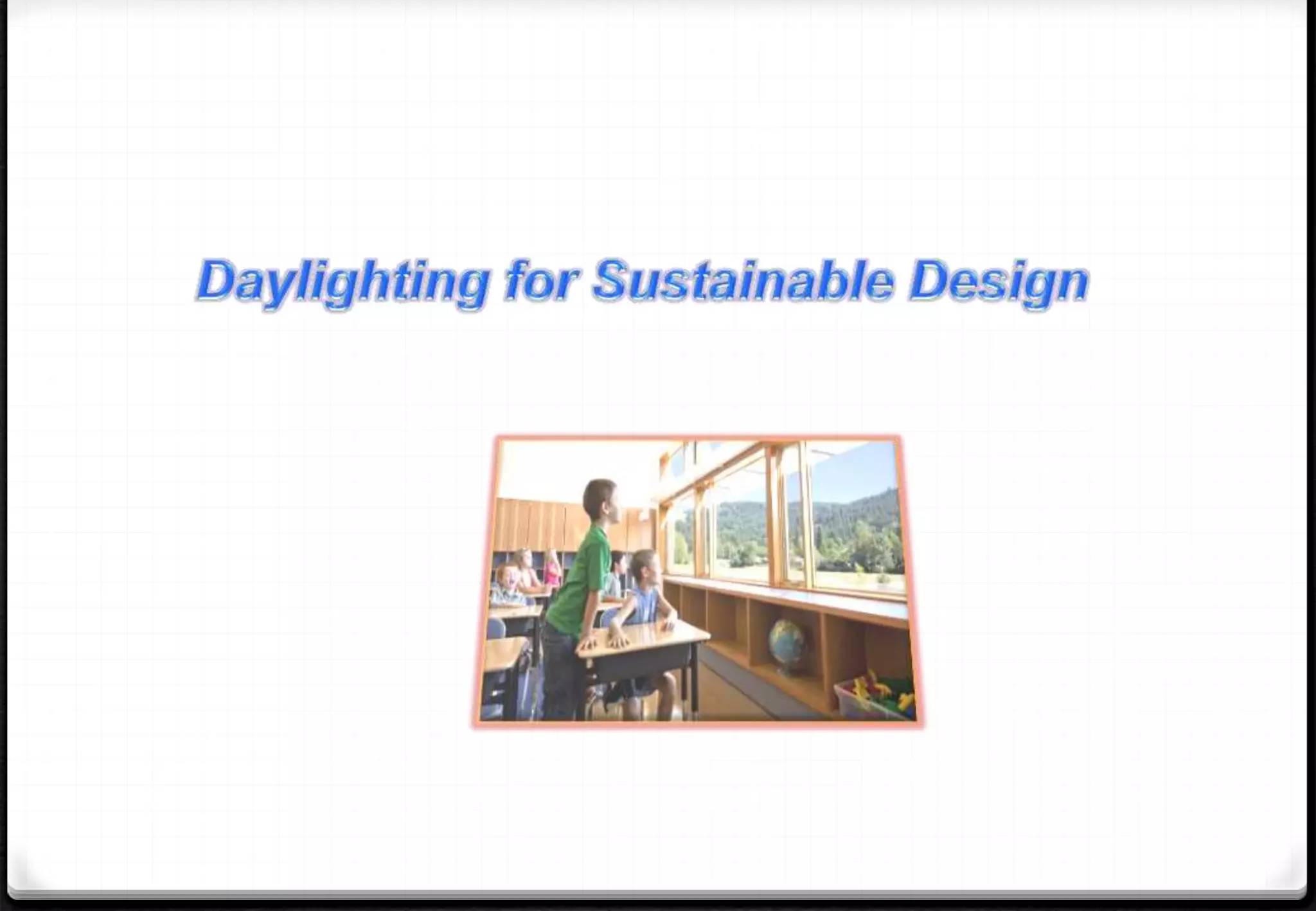 Daylighting slideshare | PPTX