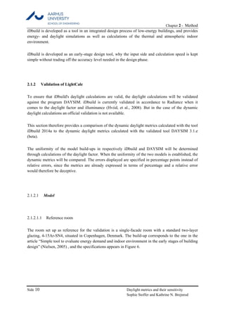 Daylight metrics and their sensitivity | PDF