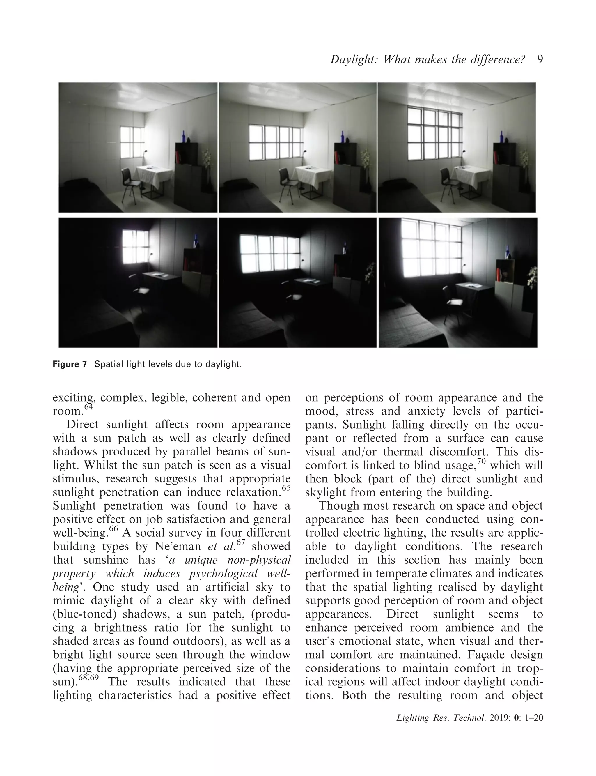 Daylight what makes the difference | PDF
