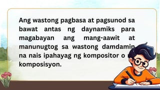 MGA DAYNAMIKS NA CRESENDO AT DECRESENDO- WEEK 2- QUARTER 4- | PPT