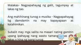 MGA DAYNAMIKS NA CRESENDO AT DECRESENDO- WEEK 2- QUARTER 4- | PPT
