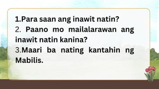 MGA DAYNAMIKS NA CRESENDO AT DECRESENDO- WEEK 2- QUARTER 4- | PPT