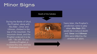 Minor and Major Signs of the Day of Judgement-An Islamic Perspective ...