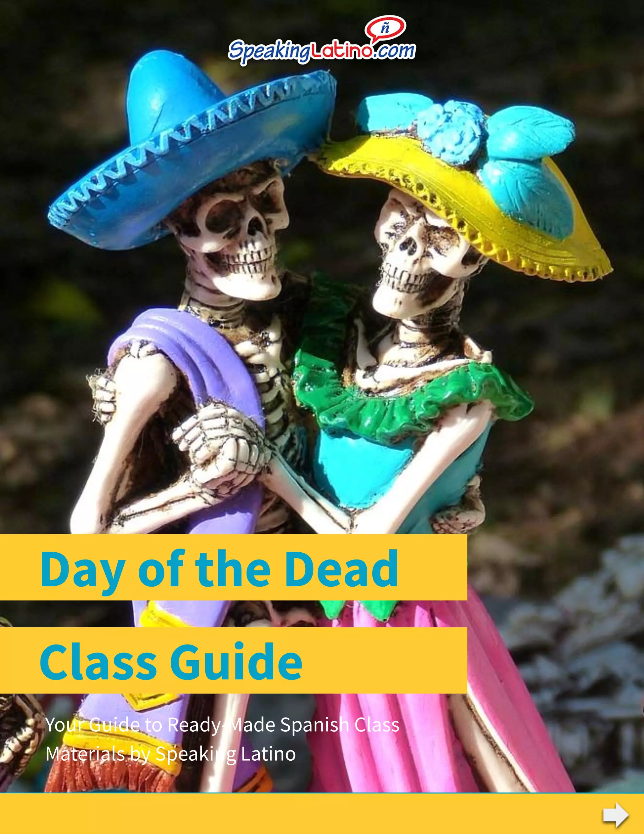 Day of the Dead and Halloween Spanish Class Activities: Class Guide for ...