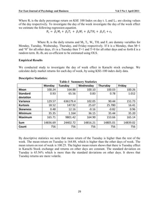 Day of the week effect | PDF