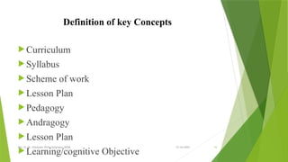 training on scheme of work and lesson plan | PPTX