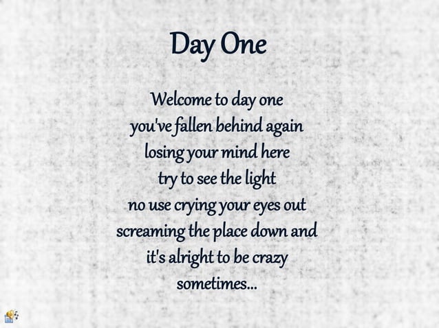 'Day One' song by Maia Eavan | PPT | Mental Health | Diseases and ...