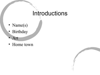 Day one introduction | PPT