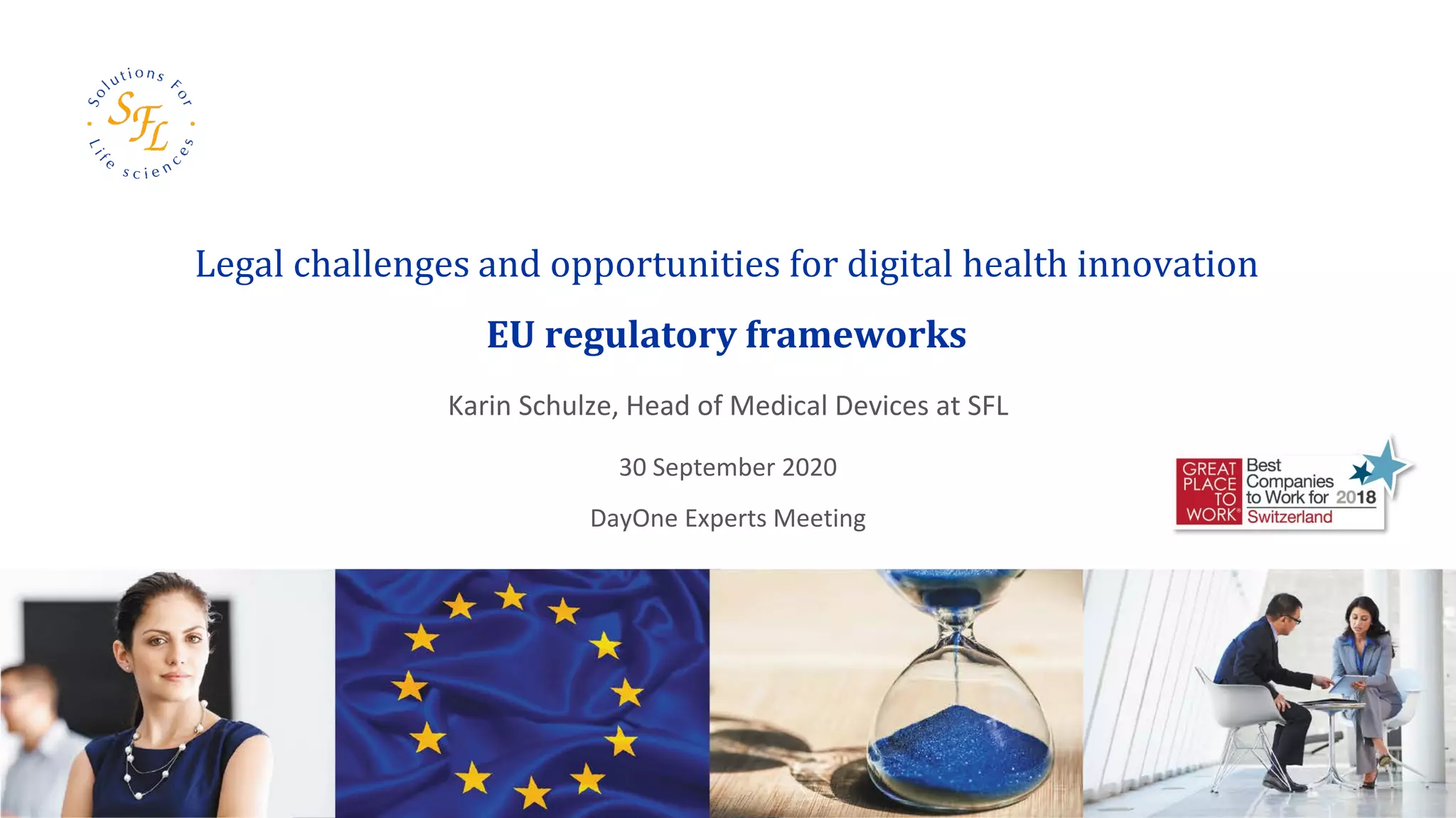 EU regulatory frameworks - Legal challenges and opportunities for digital health innovation | PDF
