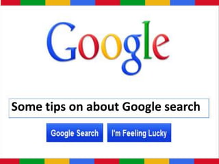 Tips on google search | PPTX