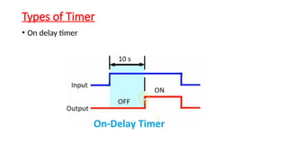types of Timer like on delay timer and off delay timer | PPTX