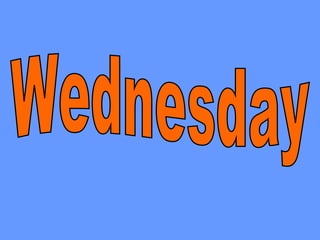 Days of-week-slides | PPT