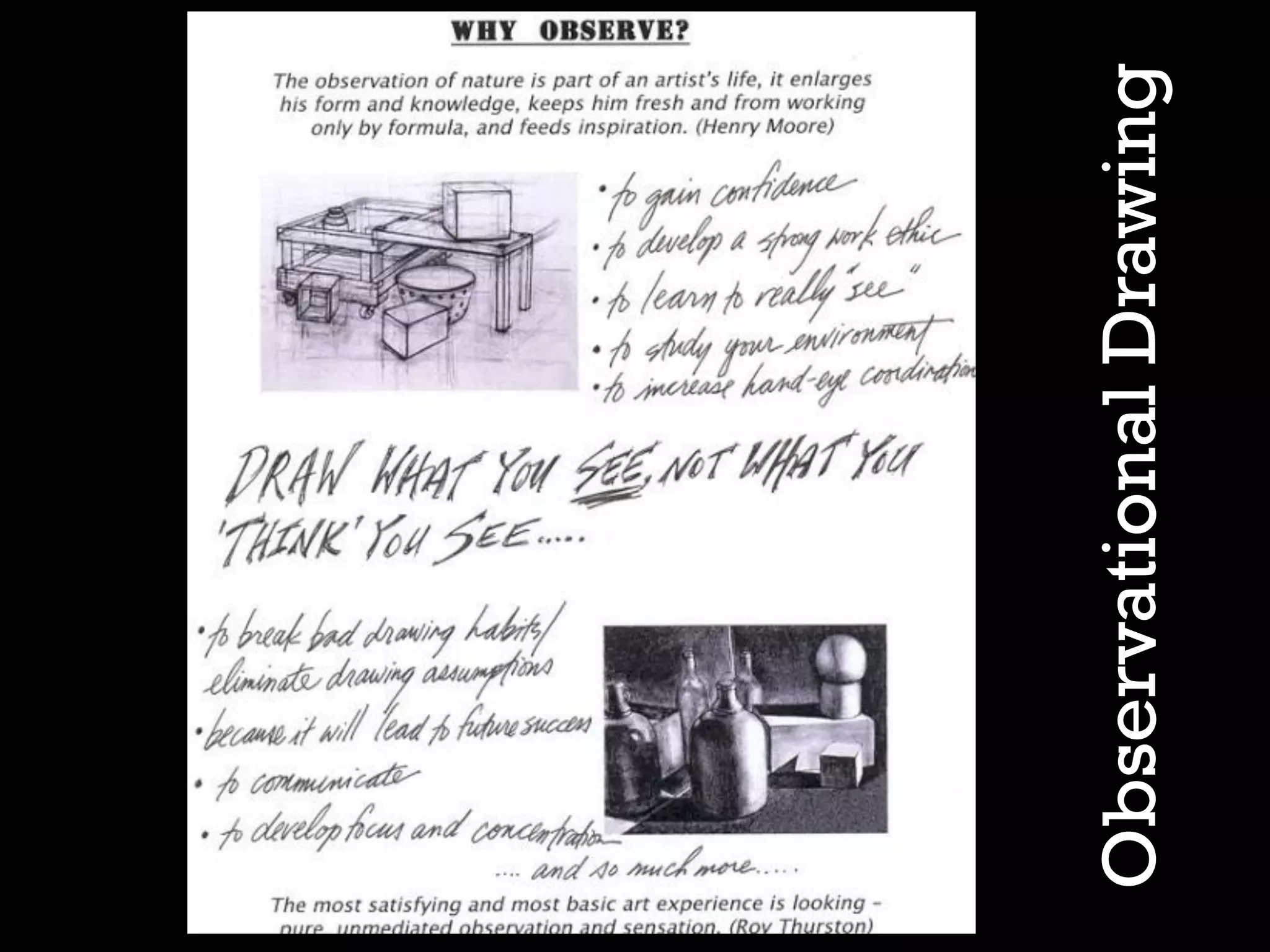 Days 1-6: Drawing Bootcamp + materials & techniques | PDF