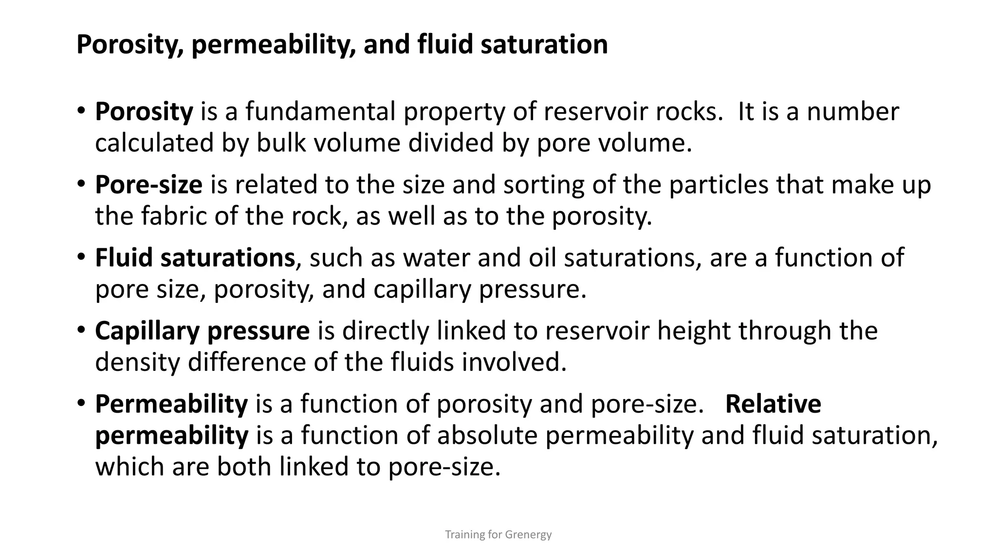 Days 3d porosity , permeability, fluid saturation | PPT