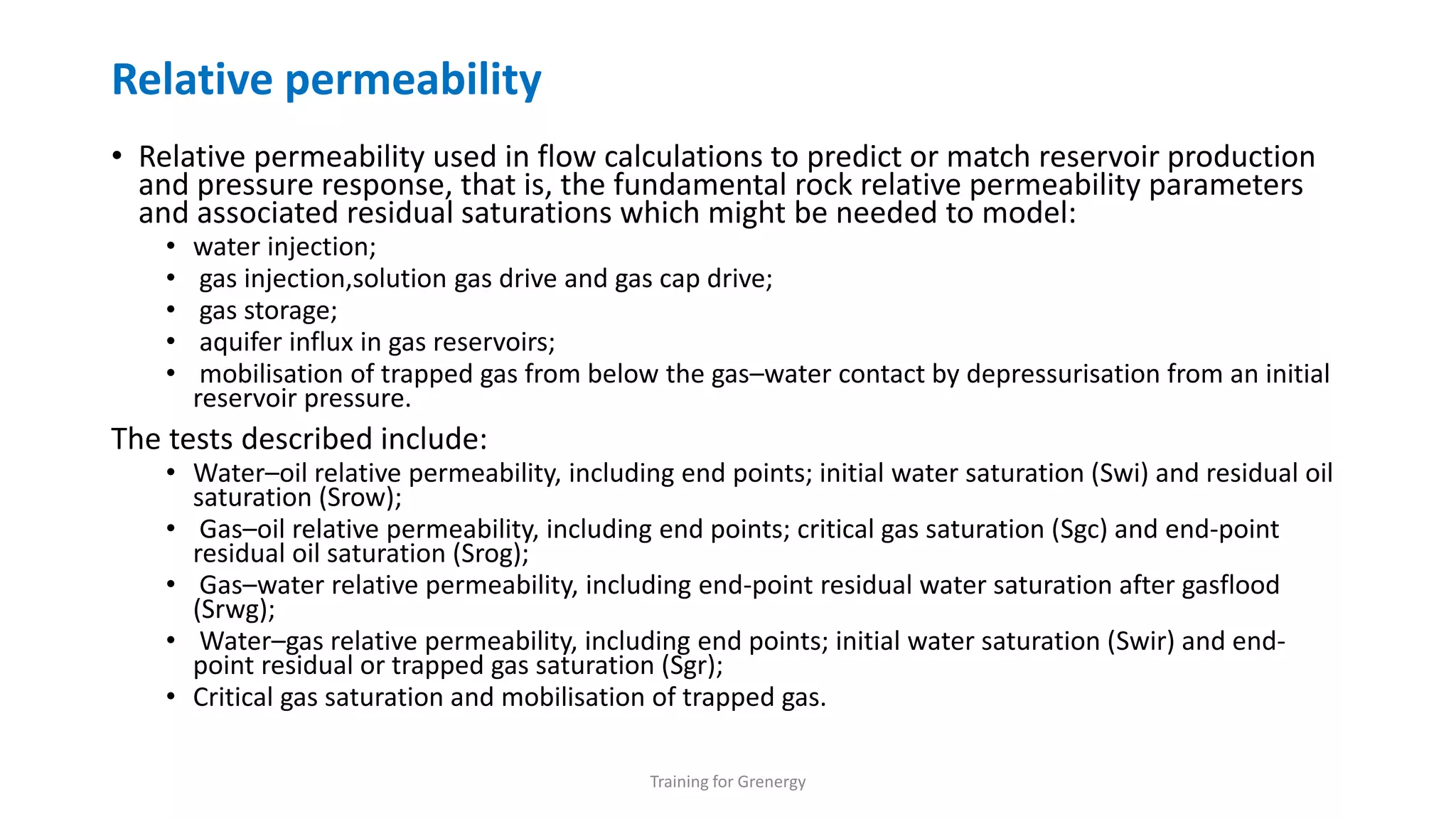 Days 3d porosity , permeability, fluid saturation | PDF