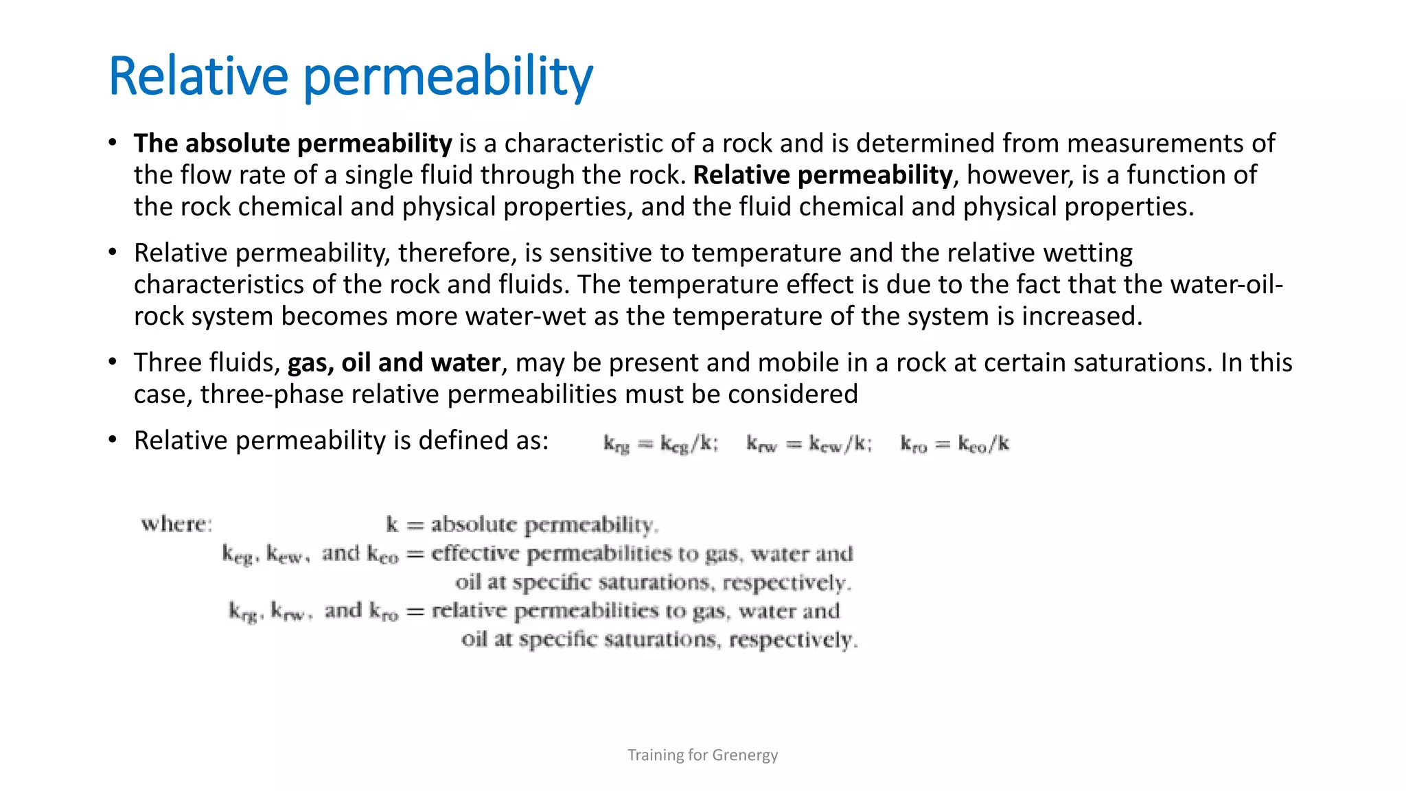 Days 3d porosity , permeability, fluid saturation | PDF