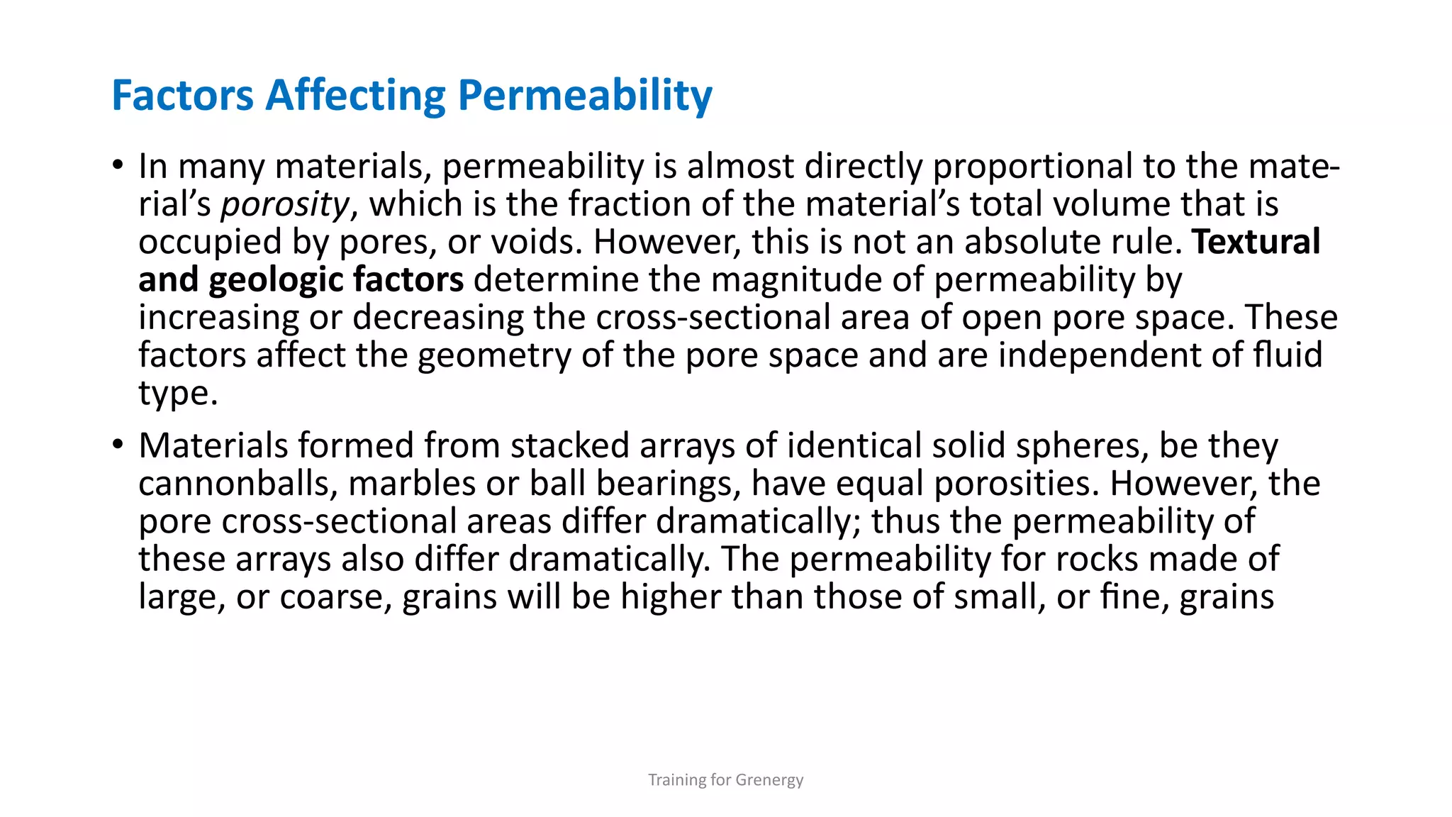 Days 3d porosity , permeability, fluid saturation | PDF