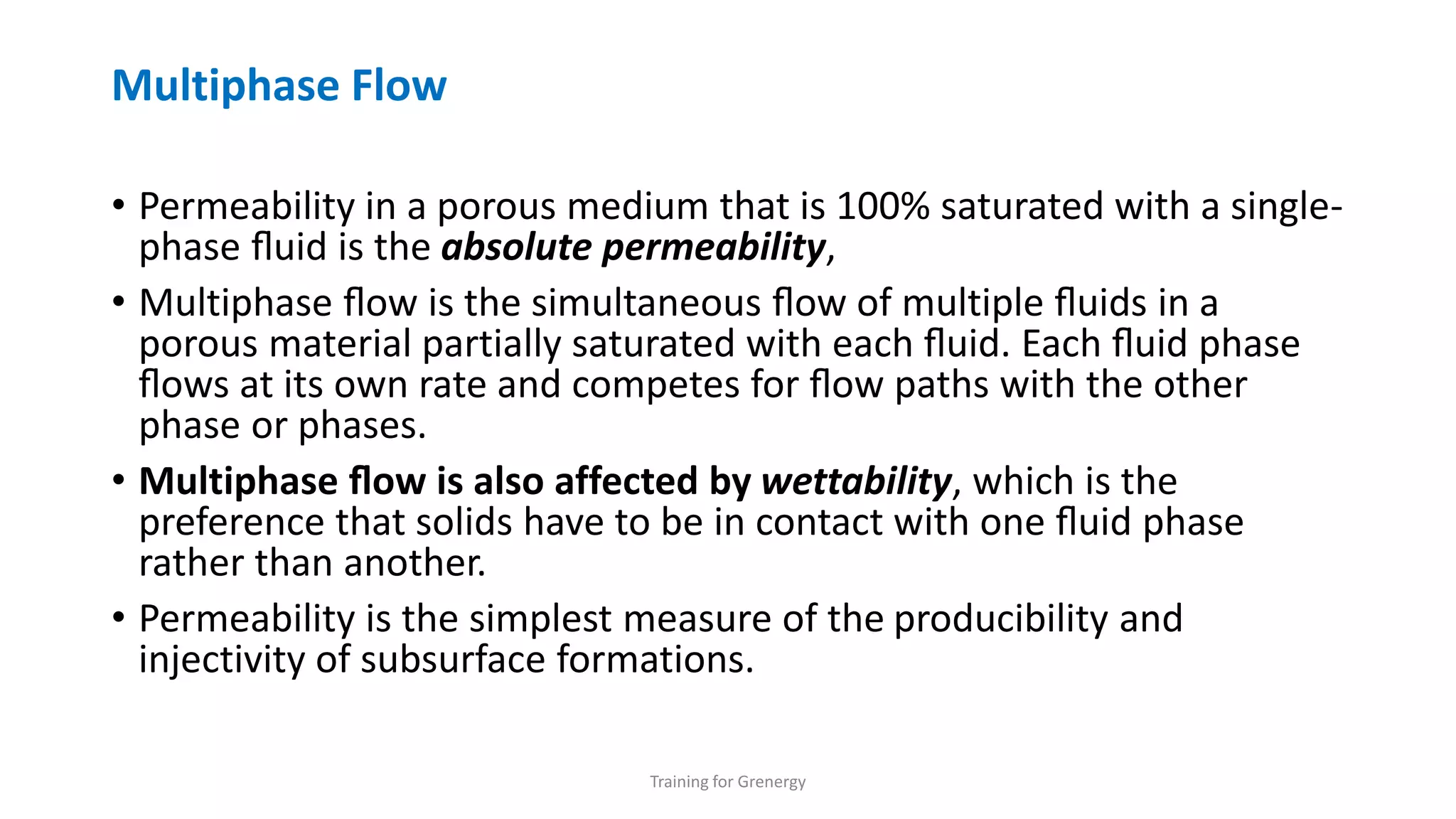 Days 3d porosity , permeability, fluid saturation | PDF